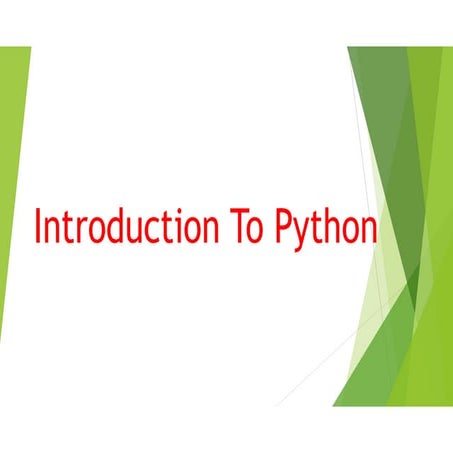 GRADE 8 INTRODUCTION TO PYTHON | PDF