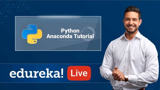 Python Anaconda Tutorial Edureka Ppt 1293