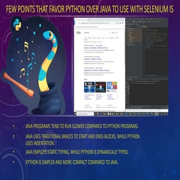 Python and selenium | PPTX