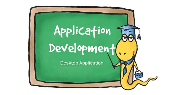 Application Development With Python Desktop Application Ppt 2419
