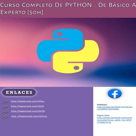 Pythonbasico experto | PDF