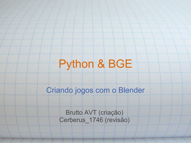 Python Bge Ppt