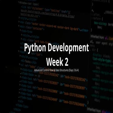 Python Loop, Nested Loop and advanced operations | PPTX