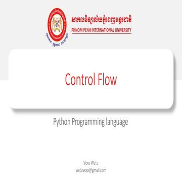 in this chapter we talk about data control flow | PDF