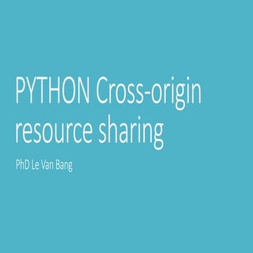 python chap 23 Cross-origin resource sharing.pptx