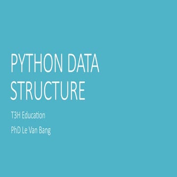 python chap 4 data structure for beginners | PPTX