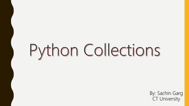 Python Collections Ppt 0143