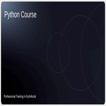 Python Course in zoople technology best option | PDF