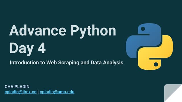 Day 4 - Advance Python - Ground Gurus | PDF | Web Design and HTML ... Day 4 - Advance Python - Ground Gurus | PDF | Web Design and HTML ...