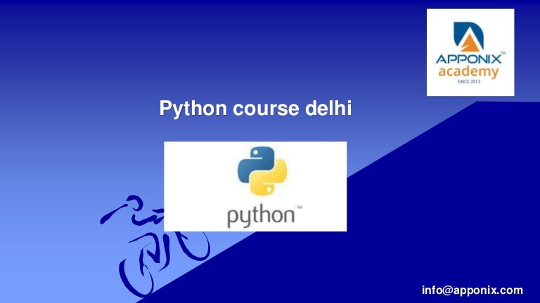 Python course delhi ppt