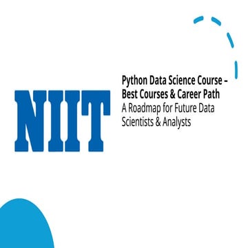 Top Python Data Science Courses & Career Opportunities | PPT