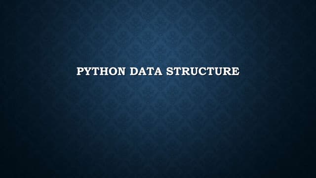 Python Data Structurepptx 1704