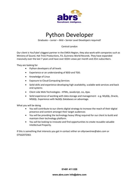 Python Developer Pdf 5466