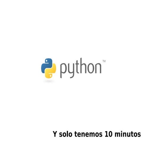 Python En 10 Minutos Pdf