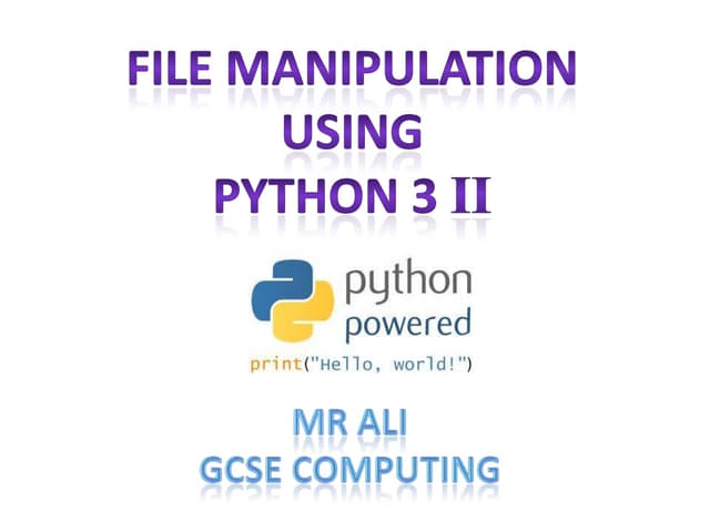 Searching Files Using Python Ppt 1623