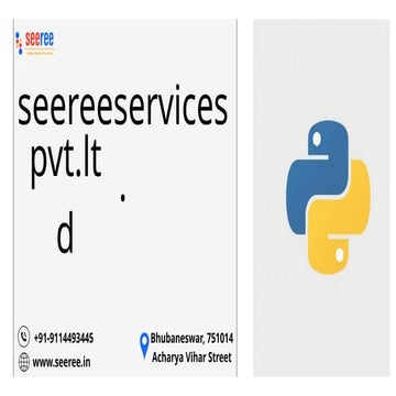 Best Python Training Classes in Bhubaneswar at Seeree | PPTX