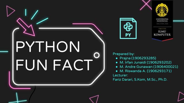 Python Fun Fact Ppt 5644