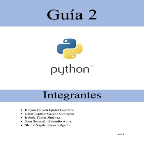 Python guia 2 | PDF
