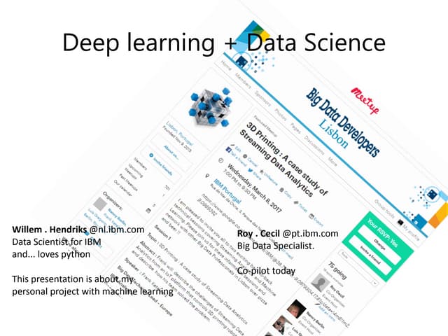Deep Learning using Tensorflow and Data Science Experience | PPT Deep Learning using Tensorflow and Data Science Experience | PPT
