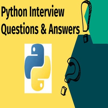 Python Interview Questions & Answers.pdf
