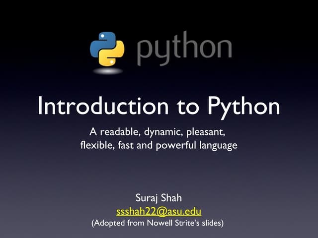 Python intro and competitive programming | PPT Python intro and competitive programming | PPT