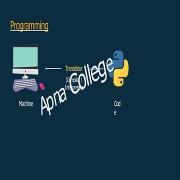 Computer porgramming language python lecture 1 | PPTX