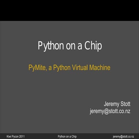 Python On A Chip Ppt 