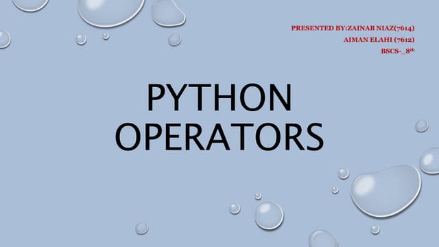Python Operators.pptx
