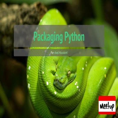 Python Packaging Ppt 
