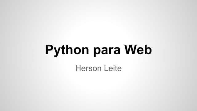 Python Para Web Utilizando Micro Framework Flask Pug Ma Ppt 5658
