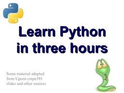 Introduction to Python | PPT