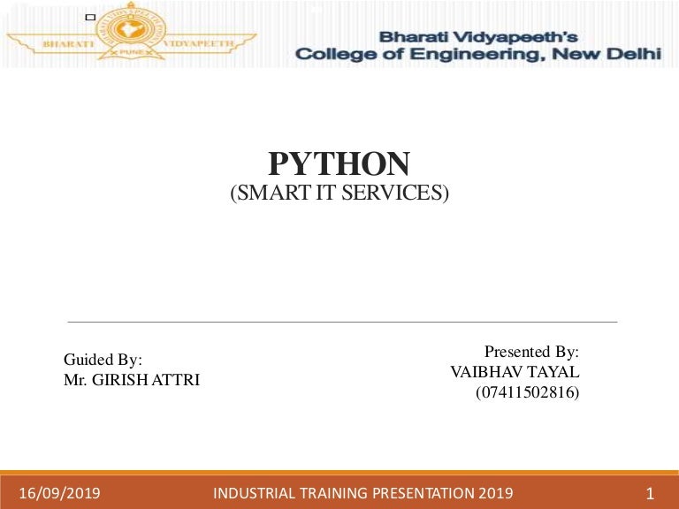 Python ppt