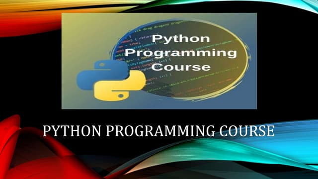 Python Ppt Pptx