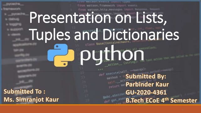 Python Ppt Pptx