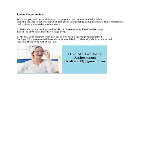 Python Programming- We gives you practice with interactive graphics th.docx