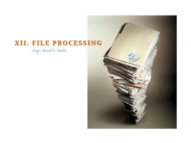 Python Programming Xii File Processing Ppt