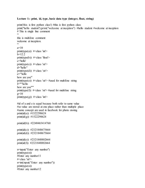 Python Real Time Tutorial Docx Programming Languages Computing