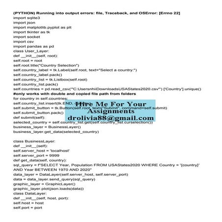 Python Running Into Output Errors File Traceback And Ospdf