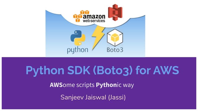 Python3 Boto3 For Aws Ppt 1214