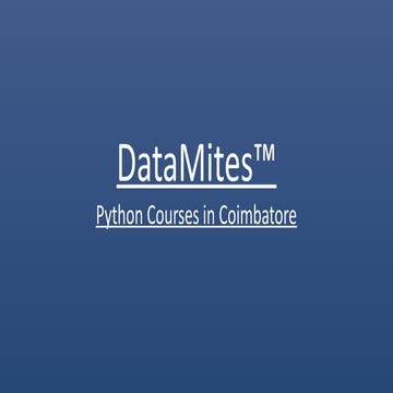 Python Courses in Coimbatore-(14-February-2026) | PPTX