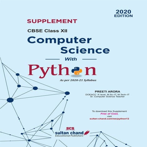 Python Supplement Pdf Programming Languages Computing 2414