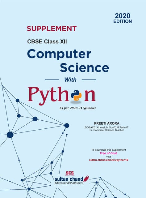 Python Supplement Pdf Programming Languages Computing 2414