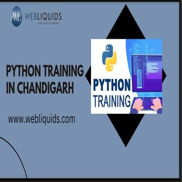 BEST PYTHON CODING TRAINING COURSES INSTITUTE IN CHANDIGARH | PPT