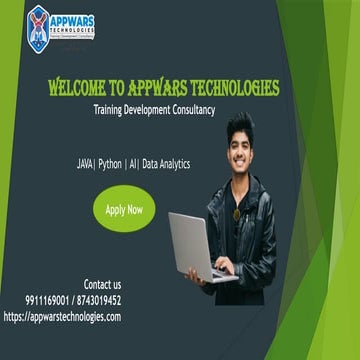 Python Training in Noida – Learn from Experts at Appwars Technologies | PPTX