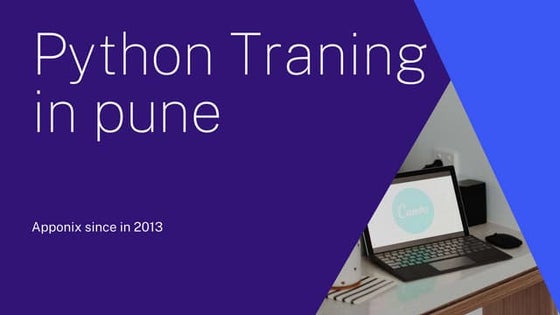 Python training in ahmedabad | PPT