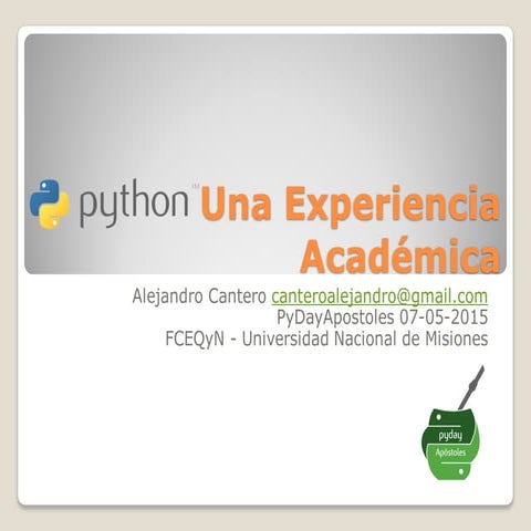 Python una experiencia academica | PDF