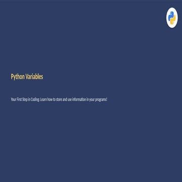 VARIABLEs IN PYTHON.pptx