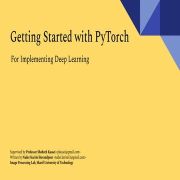 Pytorch Crash Course Ppt