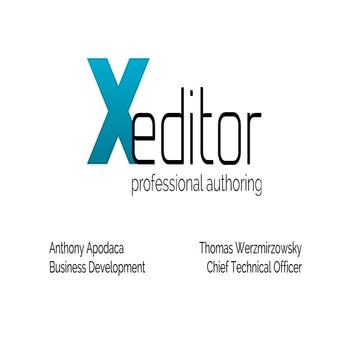 Anthony Apodaca and Thomas Werzmirzowsky: Xeditor Professional ...