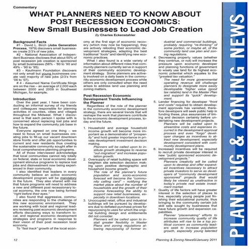 P&Z Planners & Post Recession Economics | PDF | Financial Planning ...
